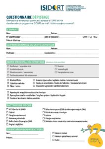 Questionnaire depistage ISIDORT – Le sommeil de l'enfant